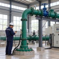 China 500 m³/h Deep Well Submersible Pump with Copper Pump Head and Stainless Steel Motor Housing for Seawater Supply for sale