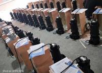 China WQ Series 7.5kw 10hp Submersible Sewage Pump Cast Iron Stainless Steel 50mm Outlet for sale