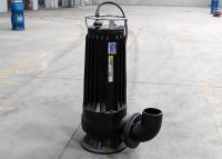 China Submersible Cutting Sewage Pump 4HP 7-15m Head Automatic Mixing Device Cast Iron for sale