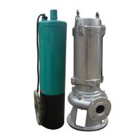 China WQ Series 7.5kw 10hp Submersible Sewage Pump Cast Iron Stainless Steel 50mm Outlet for sale