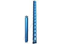 China 8 Inch 63m3/h 154m 11 Stages Deep Well Submersible Pump Cast Iron 45kw for sale