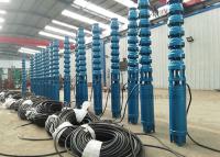 China 8 Inch 63m3/h 154m 11 Stages Deep Well Submersible Pump Cast Iron 45kw for sale