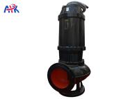 China Non Clog Submersible Sewage Pump 22kw 75kw Dirty Water Fecal Industrial Pump for sale