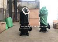 China Non Clog Submersible Sewage Pump 22kw 75kw Dirty Water Fecal Industrial Pump for sale