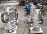 China Electric Stainless Steel Sewage Submersible Pump 60-150 m³/h Flow Rate with 10-45m Head for Industrial Applications for sale