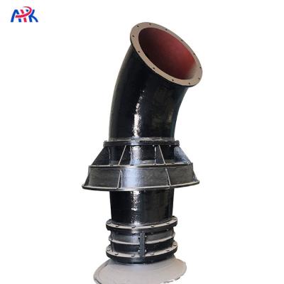 China ZLB Vertical Axial Flow Propeller Pump 450mm Impeller 6m Head Flood Drainage for sale