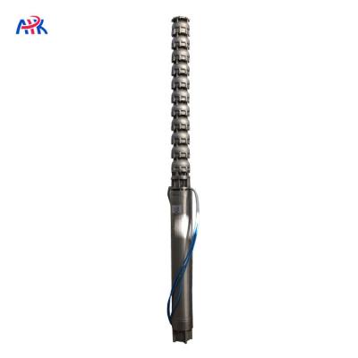 China SS304 55kW 75HP Submersible Borehole Pump 50L/s 220m Head 10 Inch Casing for sale
