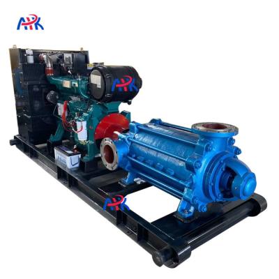 China SS316L 280m3/H 240m Head Horizontal Multistage Centrifugal Water Pump for sale
