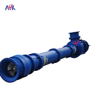China Vertical Long Shaft Turbine Submersible Pump 100-8500 m³/h Flow 7-210 m Head Industrial Dewatering for sale