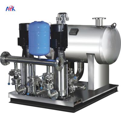 China 304 Stainless Steel Vertical Multistage Booster Pump 3.2m³/h 40m Head 1.1kW Motor for Water Supply Projects for sale