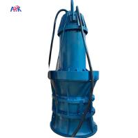 China Electric Submersible Propeller Axial Flow Pump Station 2000lps 6m TDH Flood Water for sale