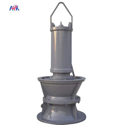 China Cast Iron Submersible Propeller Axial Flow Pump 1500 Lps 6 m TDH Flood Water for sale