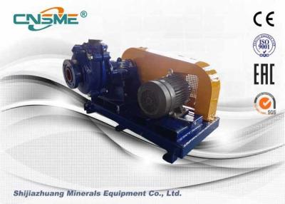 China 30kw 3/2  Metal Lined Slurry Pump SH/50C 1300-2700rpm For Industry Mining for sale