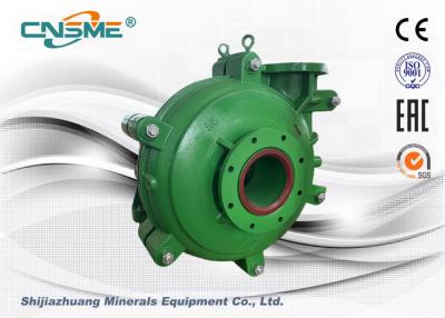 China 6 Inch Heavy Duty Slurry Pump Centrifugal Horizontal Type Green Color for sale