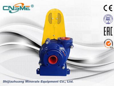 China 4 Inch Polyurethane Lined Heavy Duty Slurry Pump Centrifugal Horizontal Type for sale