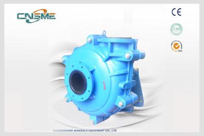 China Horizontal Surface Rubber Lined Slurry Pumps for sale