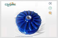 China Mining Slurry Pump Spare Parts Polyurethane Impeller Blue / Red for sale