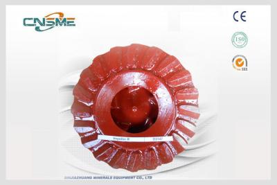 China Abrasion Resistant Slurry Pump Parts Five - Blade Closed Type Impeller for sale