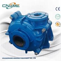 China Blue Color Rubber Lined Slurry Pump For Mining And Minerals With Rubber Impeller for sale