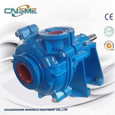 China 6 / 4 E -  Horizontal Metal Lined Slurry Pump for Mines in RAL5015 Color with Wooden Package for sale