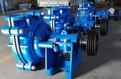 China High Chrome Alloy Horizontal Slurry Pump for Heavy Duty Minerals Processing Applications for sale