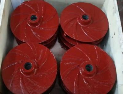 China Hard Metal Closed Impeller / Volute Liner for Small Slurry Pumps in A05 Material for sale