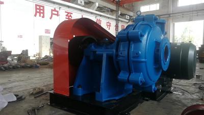 China 8 / 6 E  Heavy Duty Slurry Pump with High Chrome Alloy Wet End Spare Parts Driven by Electric Motor for sale