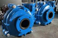 China Rubber Lined Ash Cinder Slurry Pump with Horizontal Shaft and Closed 5 Vane Impeller Packed in Wooden Crate for sale