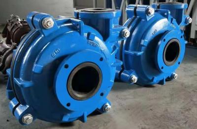 China Rubber Lined Ash Cinder Slurry Pump with Horizontal Shaft and Closed 5 Vane Impeller Packed in Wooden Crate for sale