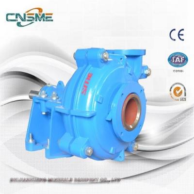 China 4 Inch Slurry Pump with Hard Metal Wet End Spare Parts in Blue Color for sale