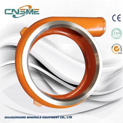 China ASTM A532 Centrifugal Pump Parts Metal Lined In High Chrome Alloy for sale