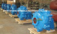 China Blue Color Metal Lining Slurry Pump with A05 Wet-end Parts for Coarse Tailings Slurry for sale