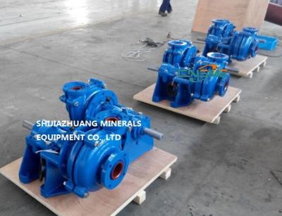 China Smaller Model of Heavy Duty Slurry Pump Used for Mill Discharge Filter Press with Closed Hard Metal Impellers for sale