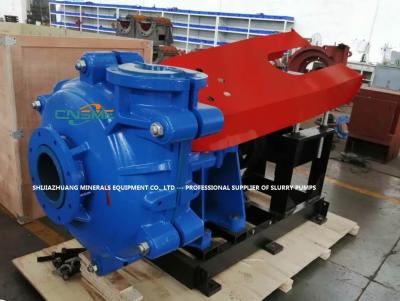 China Heavy Duty Hard Metal Lining Slurry Pumps with Zinc Coated Bolts for sale
