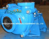 China Rubber Lined Slurry Pump Driven by Electric Motor Model 3 / 2 C Painted Blue with Galvanized Bolts for sale