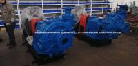 China Solids Washing Heavy Duty Slurry Pump Single Stage 100ZGB With 5- Vane Closed Impeller for sale