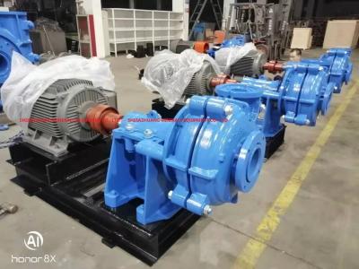 China Extra Heavy Duty Slurry Pump With Metal Impeller And Liners Driven By Electric Motor for sale