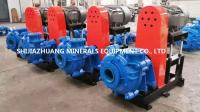 China 6 / 4 DR Rubber Impeller Pump For Handling Of Acidic Liquid With Sludge for sale