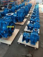 China Metal Lined Mining Slurry Pumps Horizontal Shaft 4 6 8 Inch for sale