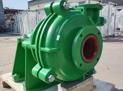China SH / 75D Horizontal Centrifugal Slurry Pump With Metal Impeller for sale