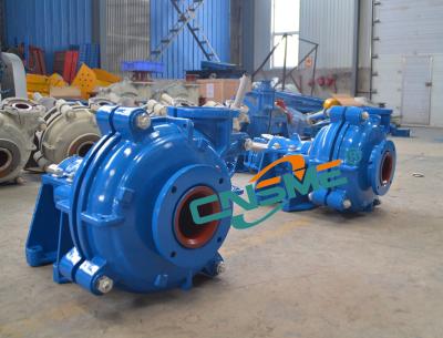 China Hard Metal Abrasion Resistant Heavy Duty Slurry Pumps Centrifugal 6 × 4 D for sale
