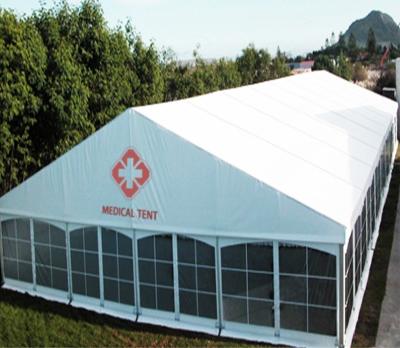 China Portable Inflatable Hospital Emergency Tent 6m-15m Span Custom Color for sale