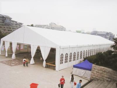 China Customized Outdoor Giant Clinic Tent 6.8m Ridge Waterproof Event Shelter for sale