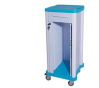 China Low Noise Medical Record Cabinet High Performance Movable Files Storage Trolley for sale