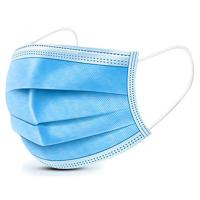 China Disposable Medical Face Mask 3 Ply 17x9.5cm Blue CE FDA Certified for sale