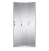 China 3 Door Stainless Steel Medicine Display Cabinet H1800 W900 D500mm with Vent Hole Fully Assembled for sale