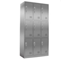 China 9 Door Steel Medicine Display Cabinet H1800xW900xD400mm Cold Rolled Steel Locker for sale