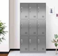 China 9 Door Steel Medicine Display Cabinet H1800xW900xD400mm Cold Rolled Steel Locker for sale