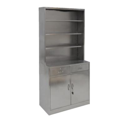 China Stainless Steel Hospital Medicine Display Cabinet 900mm Custom Dimension 10 Year Warranty for sale