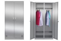 China Double Door Stainless Steel Medicine Display Cabinet H1800xW900xD500mm Rust Proof for sale